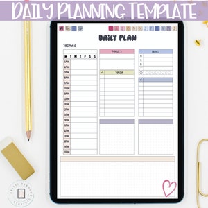 Digital Teacher Planner, iPad Planner, Goodnotes Planner, Retro Theme ...