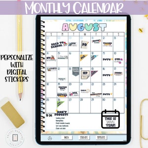 Digital Teacher Planner | Editable | Ipad, Tablet, Google | 2025-2026 ...