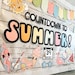Countdown to Summer Bulletin Board Kit, Groovy Retro Summer, End of ...