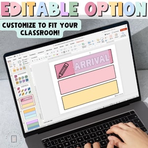 Class Schedule Cards for Calm Retro Pastel Classroom Decor Pastel ...