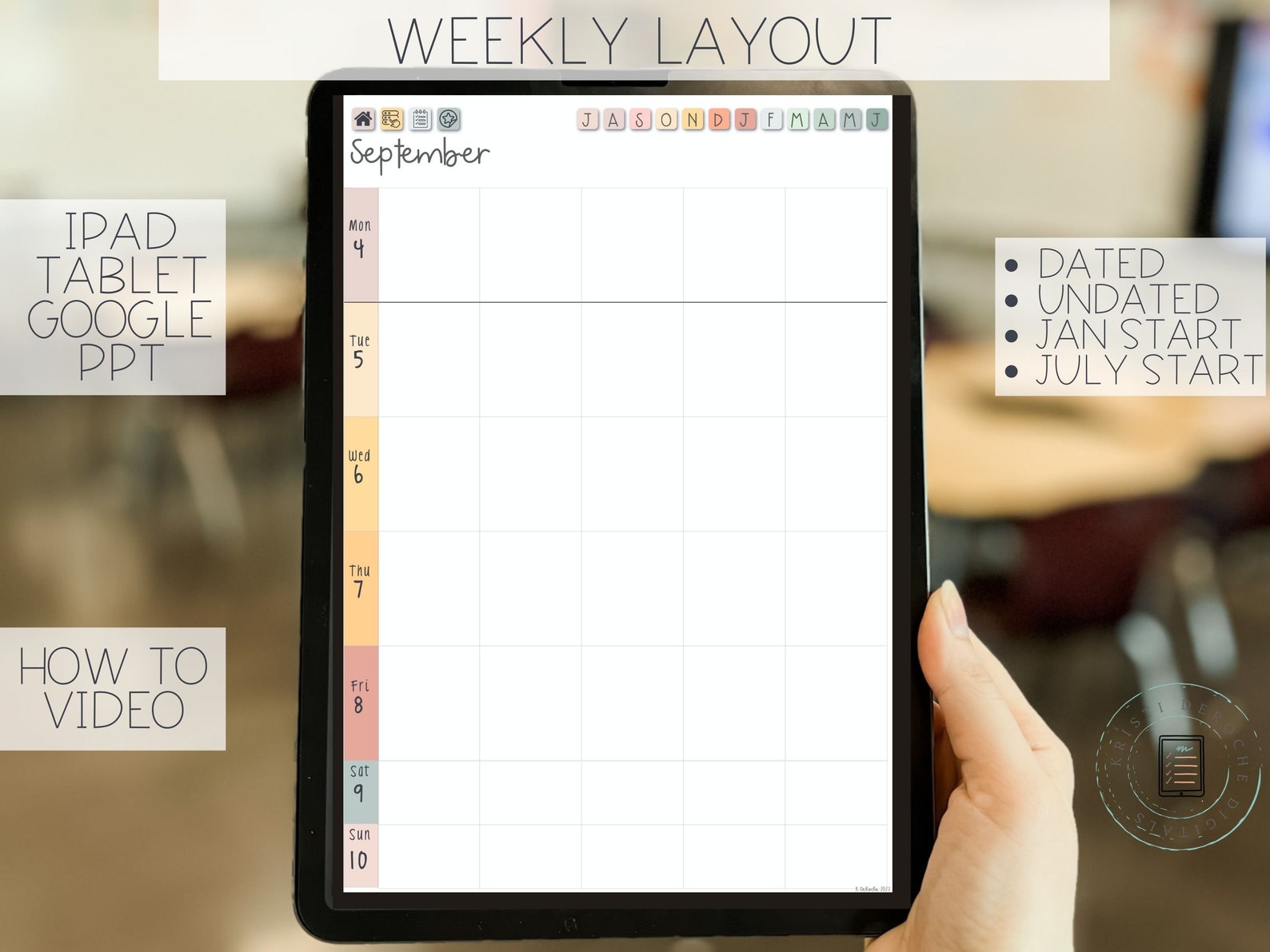 Digital Teacher Planner | Digital Teacher Planner for Goodnotes ...