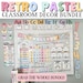 Color Posters for Retro Pastel Classroom Decor, Classroom Printables ...