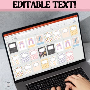 Binder Covers, Spines, and Classroom Forms Retro Groovy Classroom Decor ...