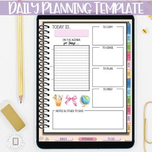 Digital Teacher Planner | Editable | Ipad, Tablet, Google | UNDATED ...
