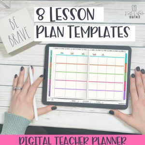 Digital Teacher Planner Patch Letters | Digital Teacher Planner for ...