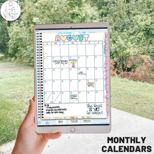 Digital Teacher Planner Editable Ipad, Tablet, Google 2023-2024 Tie Dye ...