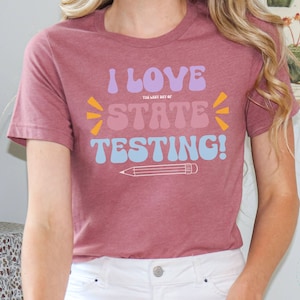 Funny State Testing Shirt, Test Day Shirt, Staar Test Squad, Teacher ...