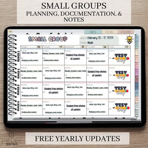 Digital Teacher Planner, iPad Planner, Digital Lesson Planner ...