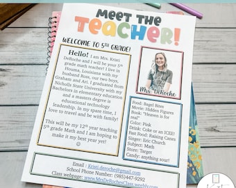 Editable Classroom Newsletter Colorful, Classroom Newsletter, Welcome ...