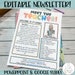 Meet the Teacher Newsletter Template, Editable Newsletter, Back to ...