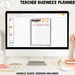 Teacher Business Planner Digital Planner Teacher Seller - Etsy