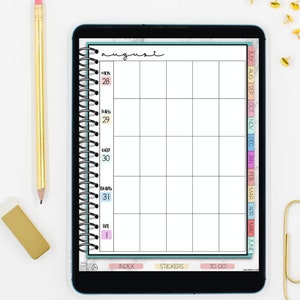 Digital Teacher Planner | Editable | Ipad, Tablet, Google | UNDATED ...