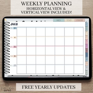 Digital Teacher Planner, iPad Planner, Digital Lesson Planner ...