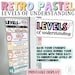 Levels of Understanding Posters, Retro Pastel Classroom Decor Classroom ...