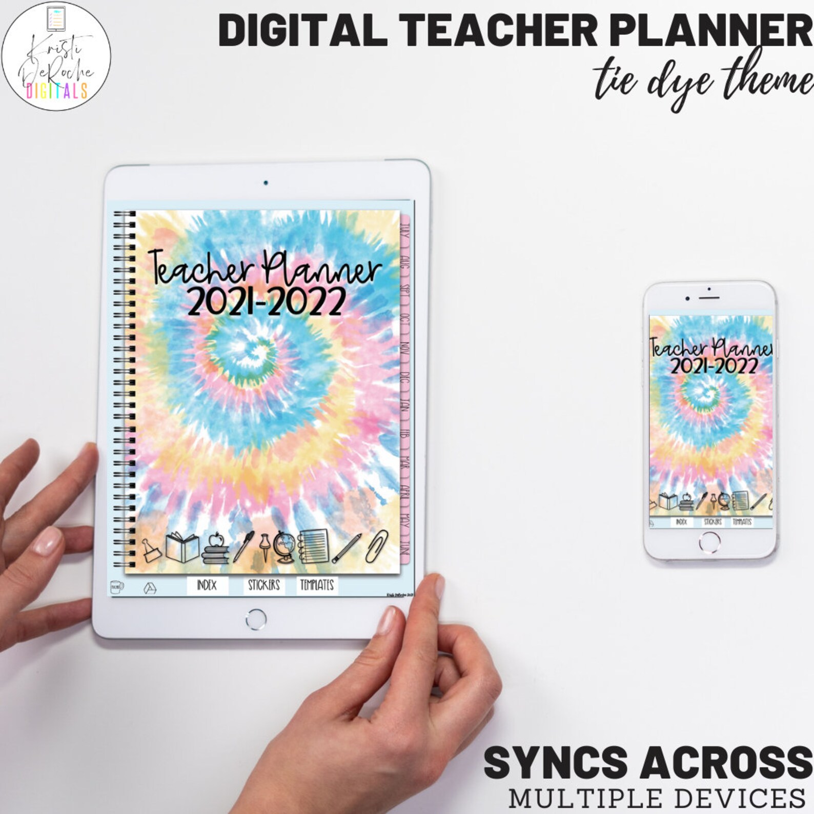 Digital Teacher Planner Editable Ipad Tablet Google | Etsy
