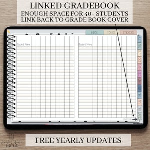 Digital Teacher Planner, iPad Planner, Digital Lesson Planner ...