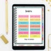 Digital Teacher Planner Editable iPad Tablet Google - Etsy
