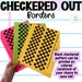 Bulletin Board Borders, Checkered Out Classroom Decor, Classroom Theme ...