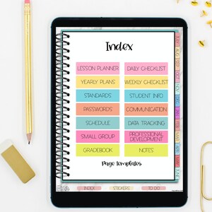 Digital Teacher Planner Digital Teacher Planner for Goodnotes 2024-2025 ...