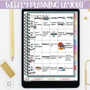 Digital Teacher Planner Digital Teacher Planner for Goodnotes 2024-2025 ...