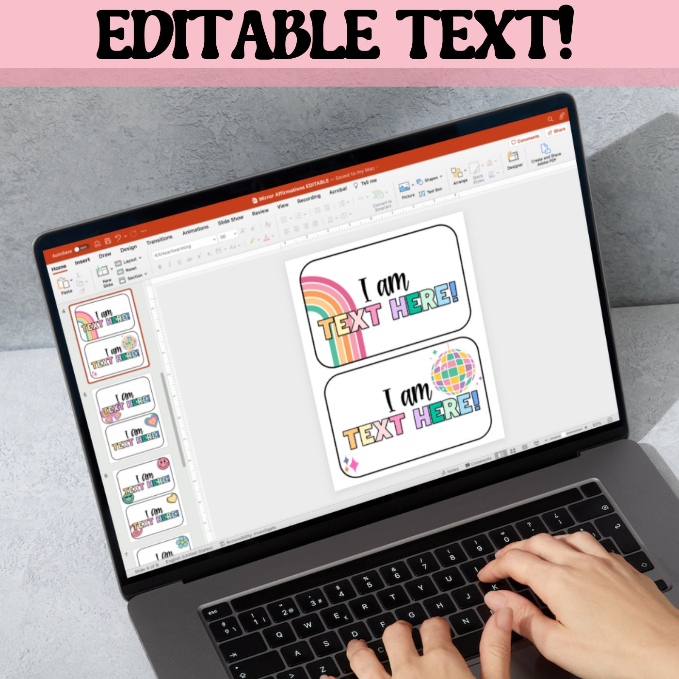 Mirror Affirmations Retro Groovy Classroom Decor Classroom - Etsy