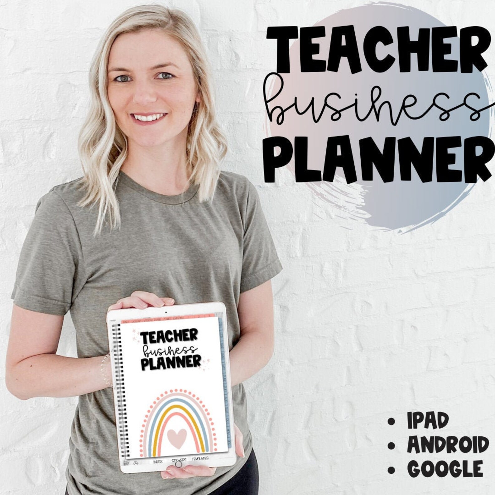 Teacher Business Planner Digital Planner Teacher Seller | Etsy
