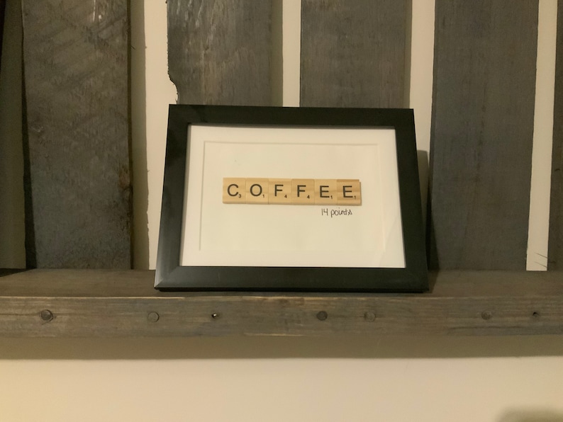 Personalized Scrabble Tile Frame - Etsy