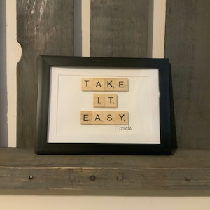 Personalized Scrabble Tile Frame - Etsy