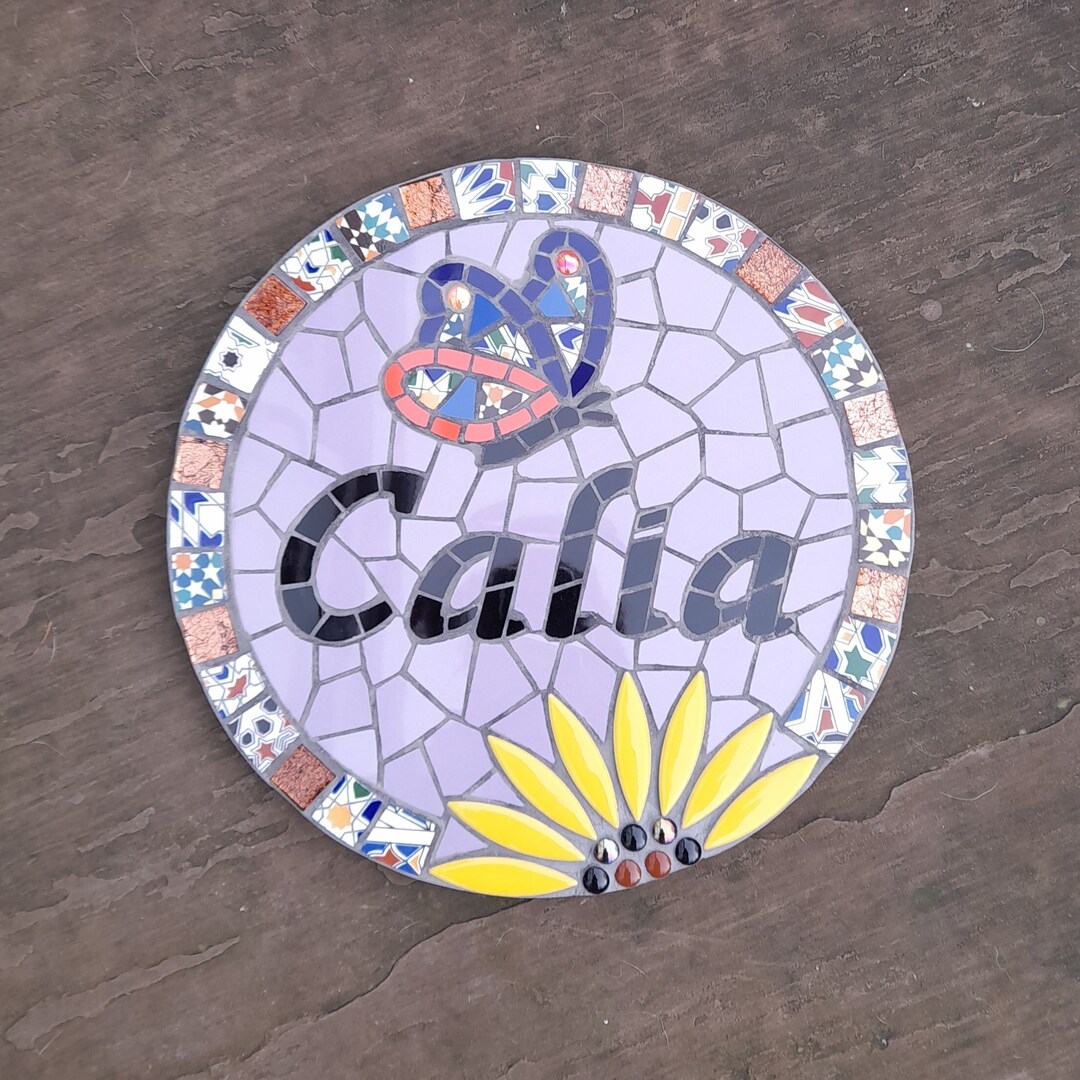 Mosaic Sign, Name Plaque; Different Sizes and Designs Available for ...