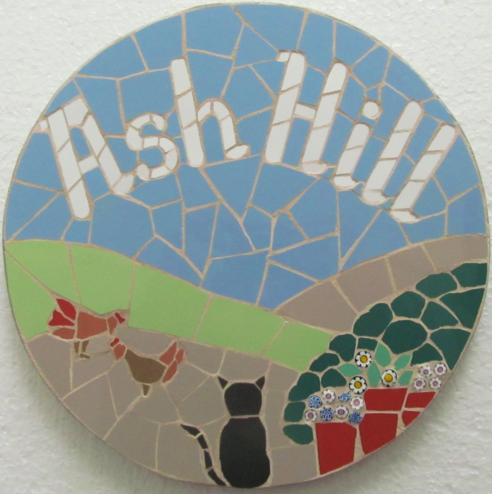 Mosaic House Sign, Name Plaque; Different Sizes and Designs Available ...