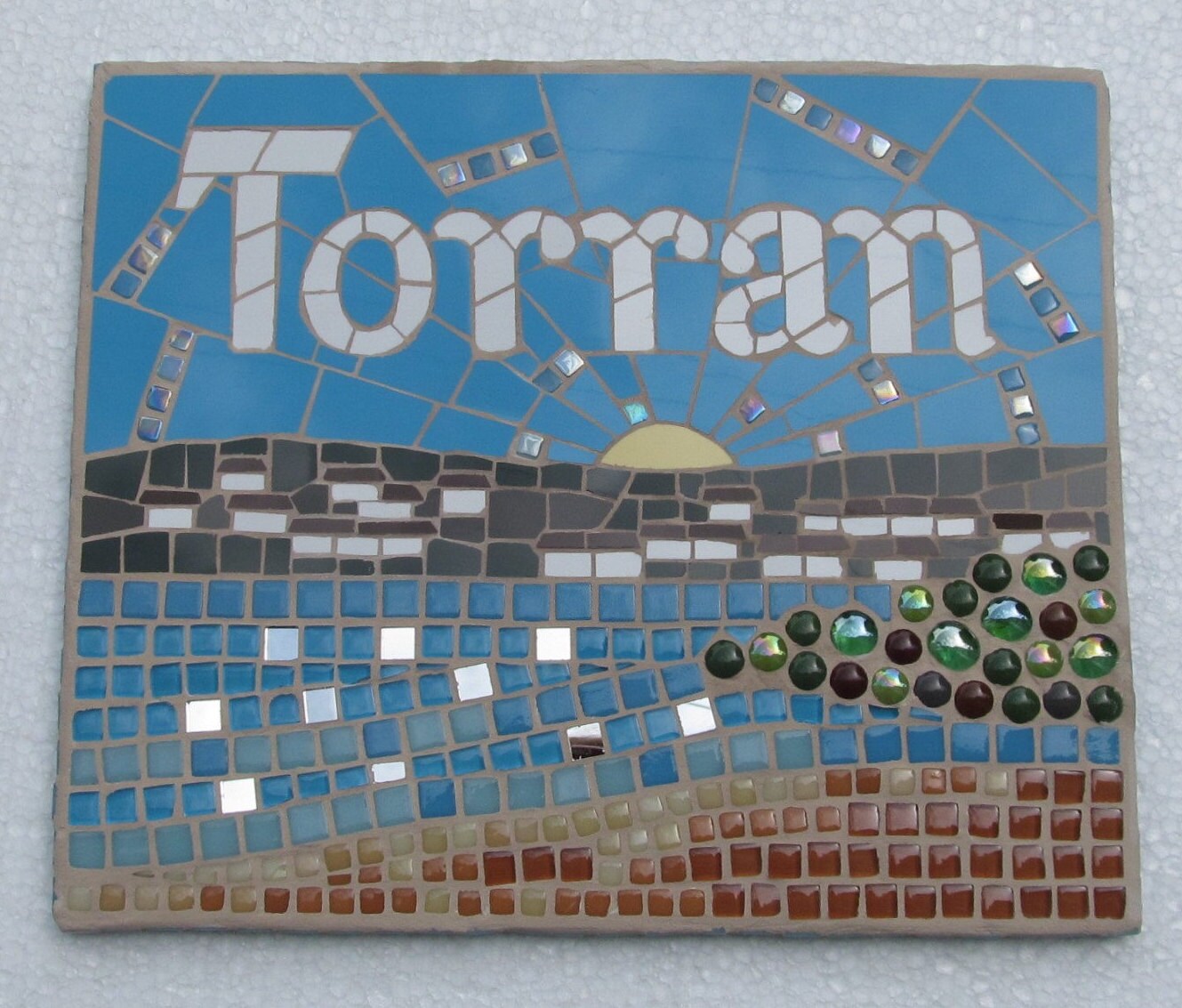 Mosaic House Sign, Name Plaque; Different Sizes and Designs Available ...