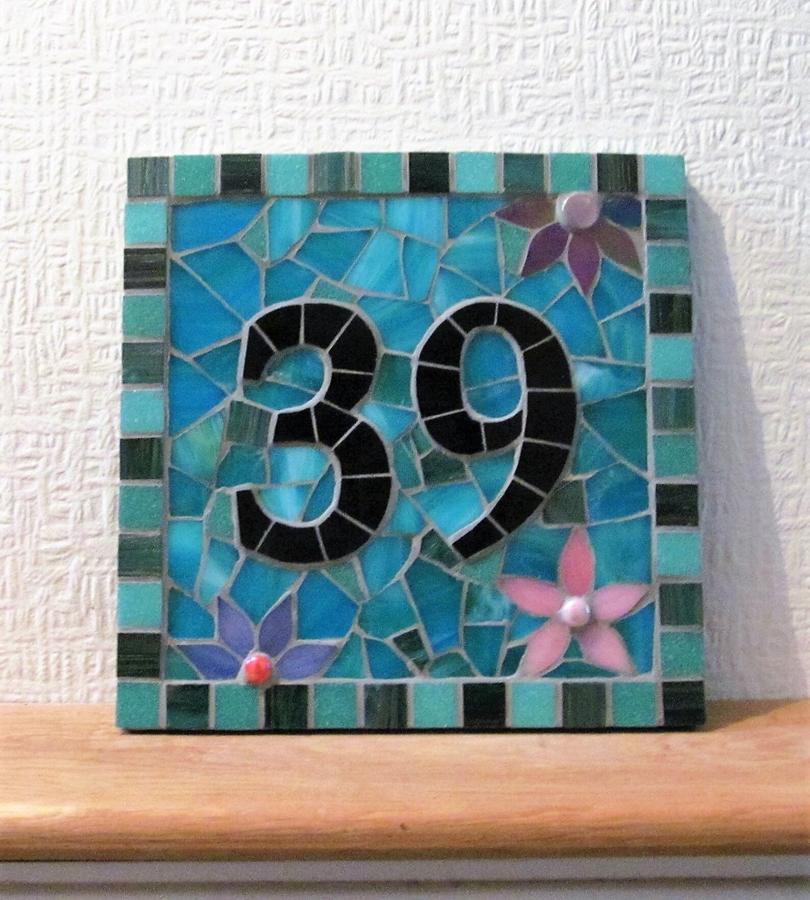 Decorative House Number Mosaic, Made to Order - Etsy