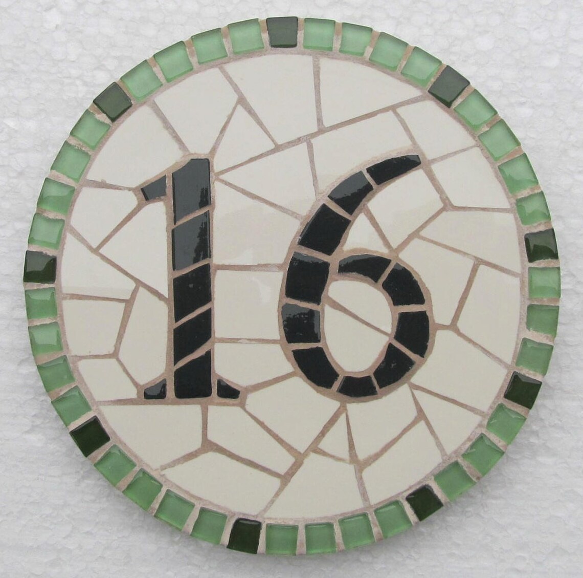 Mosaic House Number -classic Style, Different Sizes and Colours ...