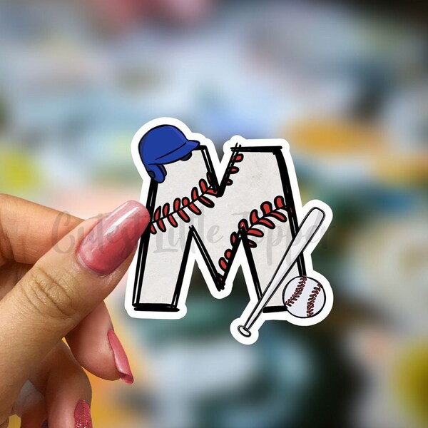 Baseball Name Decals - Etsy