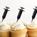 Syringe Needle Cupcake Toppers, Nurse Cupcake Toppers, Congrats Nurse ...