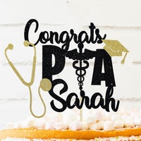 Graduation Doctor Custom Cake Topper, Custom Name Cake Topper ...