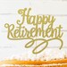 Retired at Last Cake Topper, Retired Cake Topper, Cake Topper, Retired ...