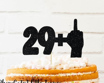 Middle Finger Birthday Cake Topper - Etsy