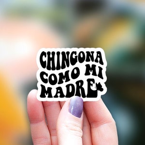 Chingona Como Mi Madre Sticker, Kindle Sticker, Chingona Sticker ...