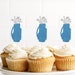 Golf Clubs Cupcake Toppers, Golfer Cupcake Toppers, Golf Party Cupcake ...