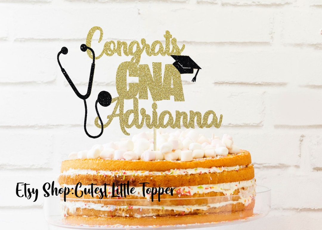 Personalized Nurse Graduation Topper, Graduation 2023, Medical School ...