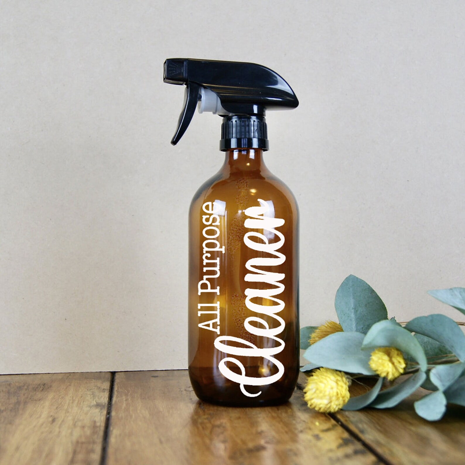 Custom Spray Bottle Label All Purpose Label Jar Decal - Etsy