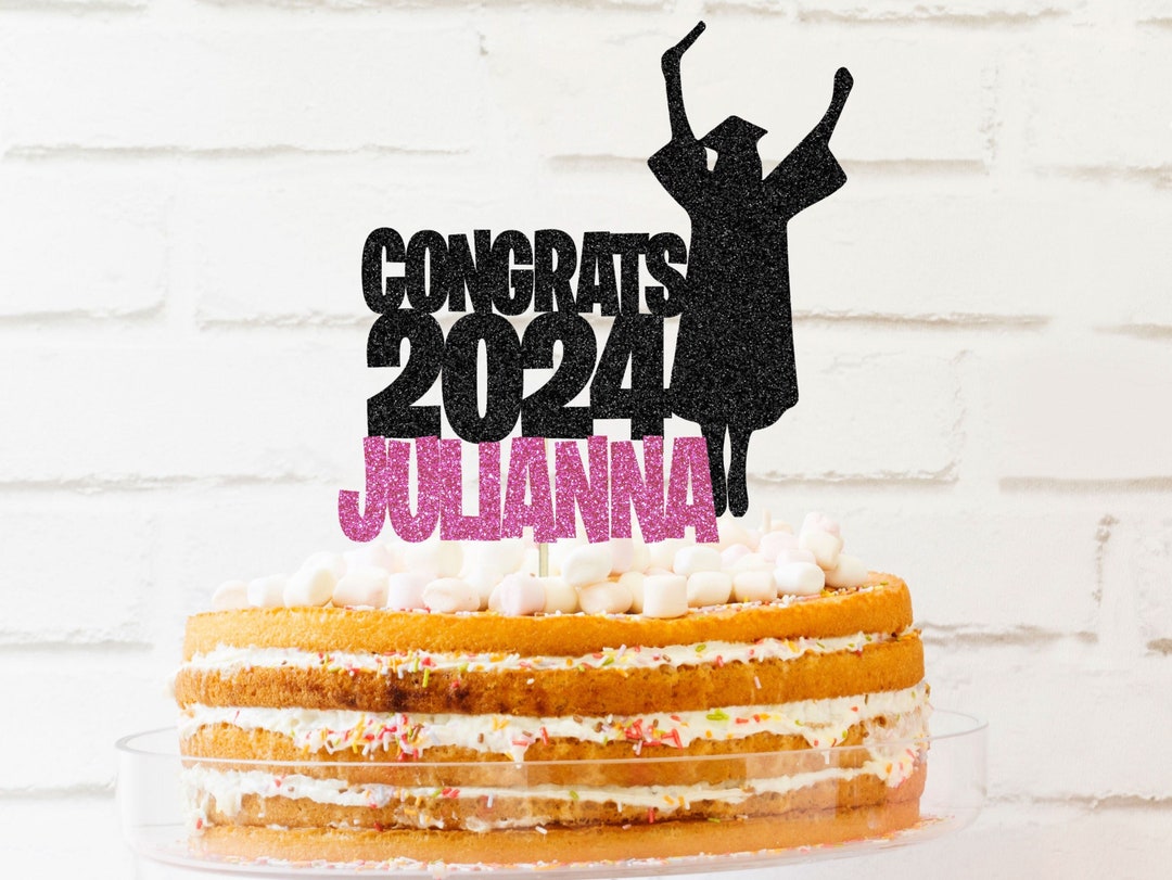 Class of 2024 Graduation Cake Topper, Graduation 2024, 12th Grade ...