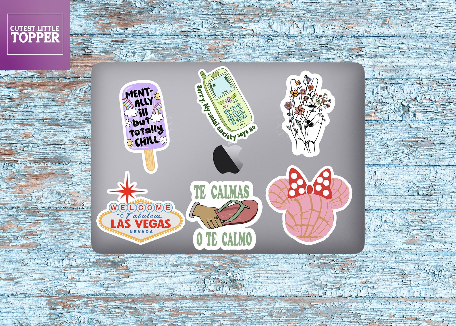 Te Calmas O Te Calmo Sticker, Mexican Phrases, Chancla Sticker, Water ...