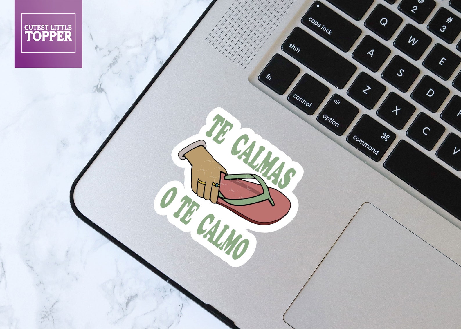 Te Calmas O Te Calmo Sticker, Mexican Phrases, Chancla Sticker, Water ...