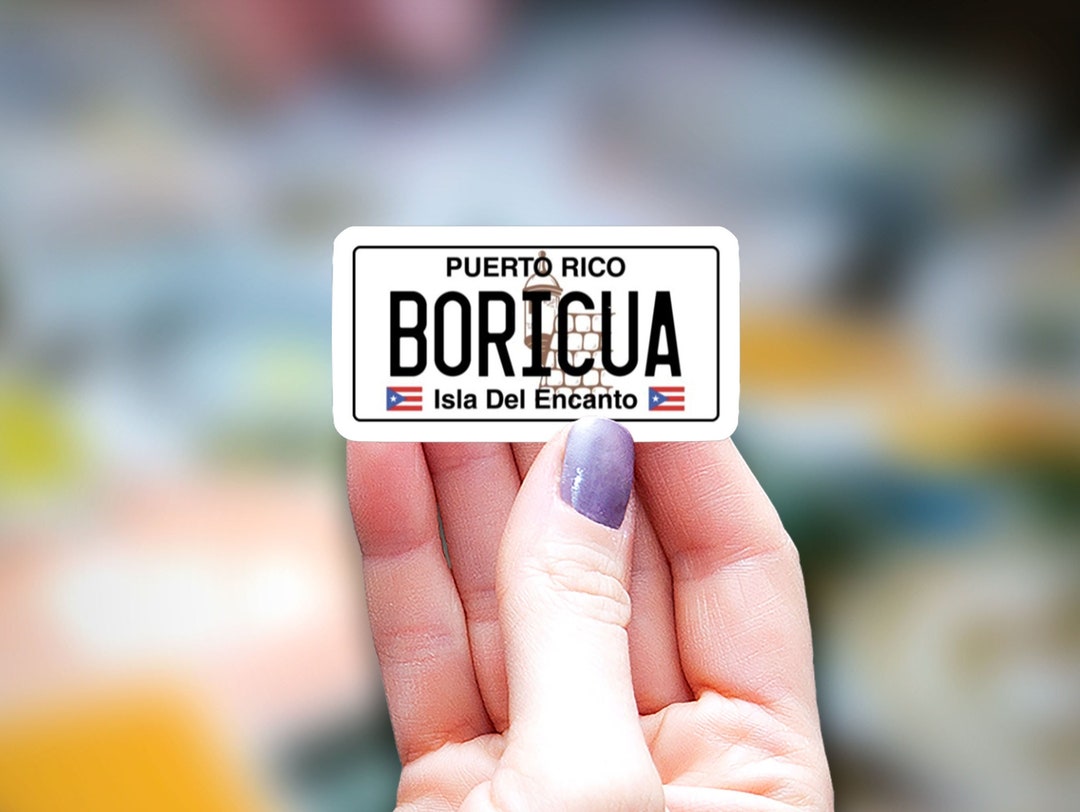 Boricua License Plate Sticker, Boricua Slang Sticker, Mom Sticker ...
