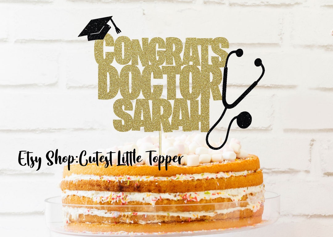 Personalized Doctor Graduation Topper, Graduation 2023, Medical School ...