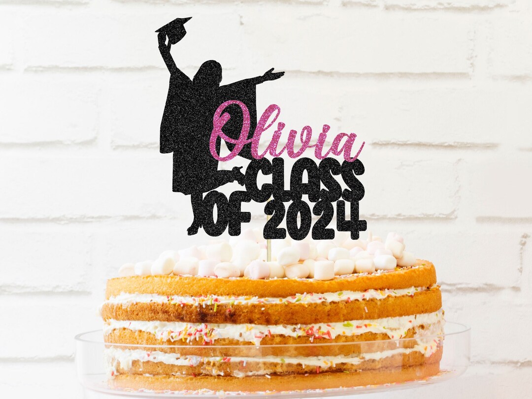 Personalized Graduation Topper, Custom Graduation Cake Topper ...