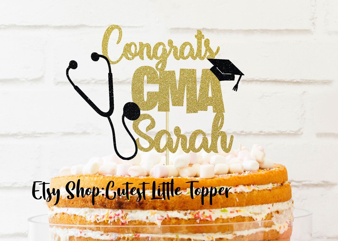 Personalized Nurse Graduation Topper, Graduation 2023, Medical School ...