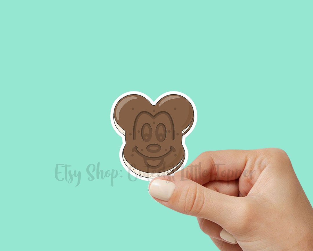 Ears Ice Cream Sandwich Sticker, Kids Stickers, Aesthetic Sticker, Mom ...